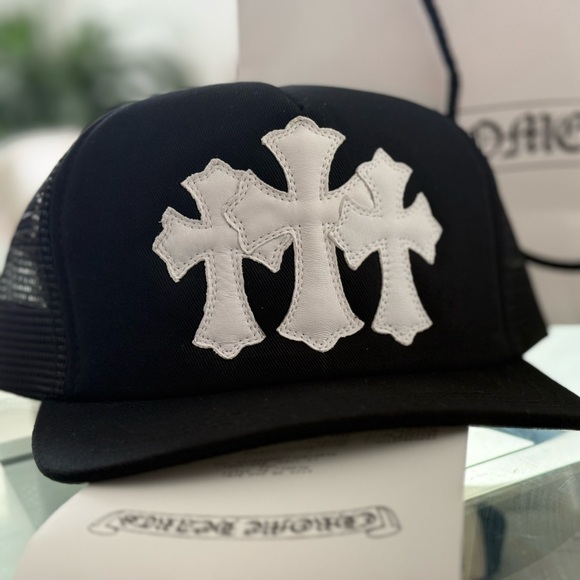 Chrome Hearts | Accessories | Chrome Hearts Leather Triple Cross ...